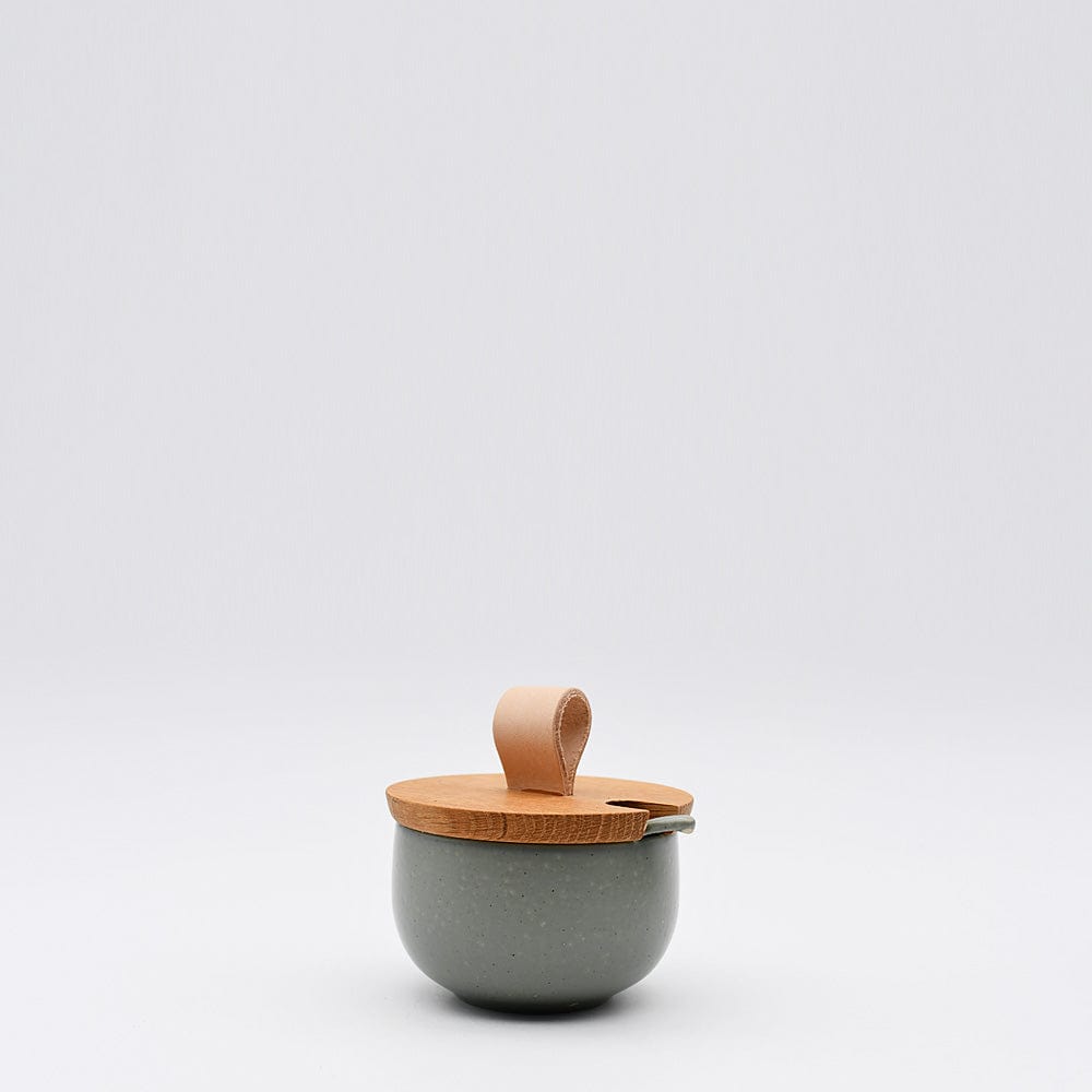 Stoneware sugar pot Pacifica artichoke – Luisa Paixao